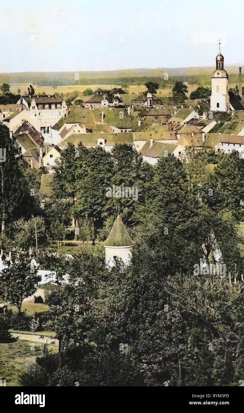 Stadtkirche Radeburg, Buildings in Radeburg, 1908, Landkreis Meißen ...