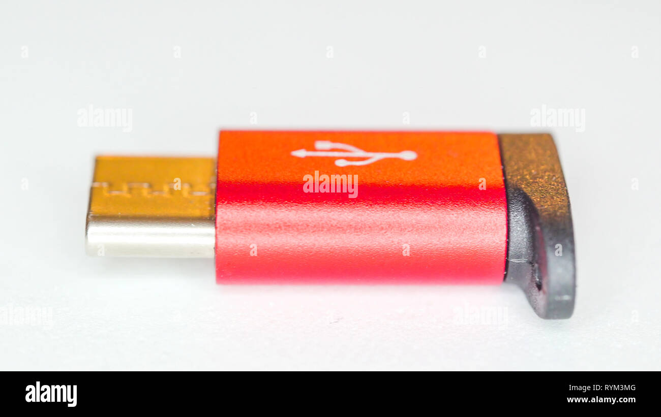 Connector hardware laptop red usb hi-res stock photography and images ...