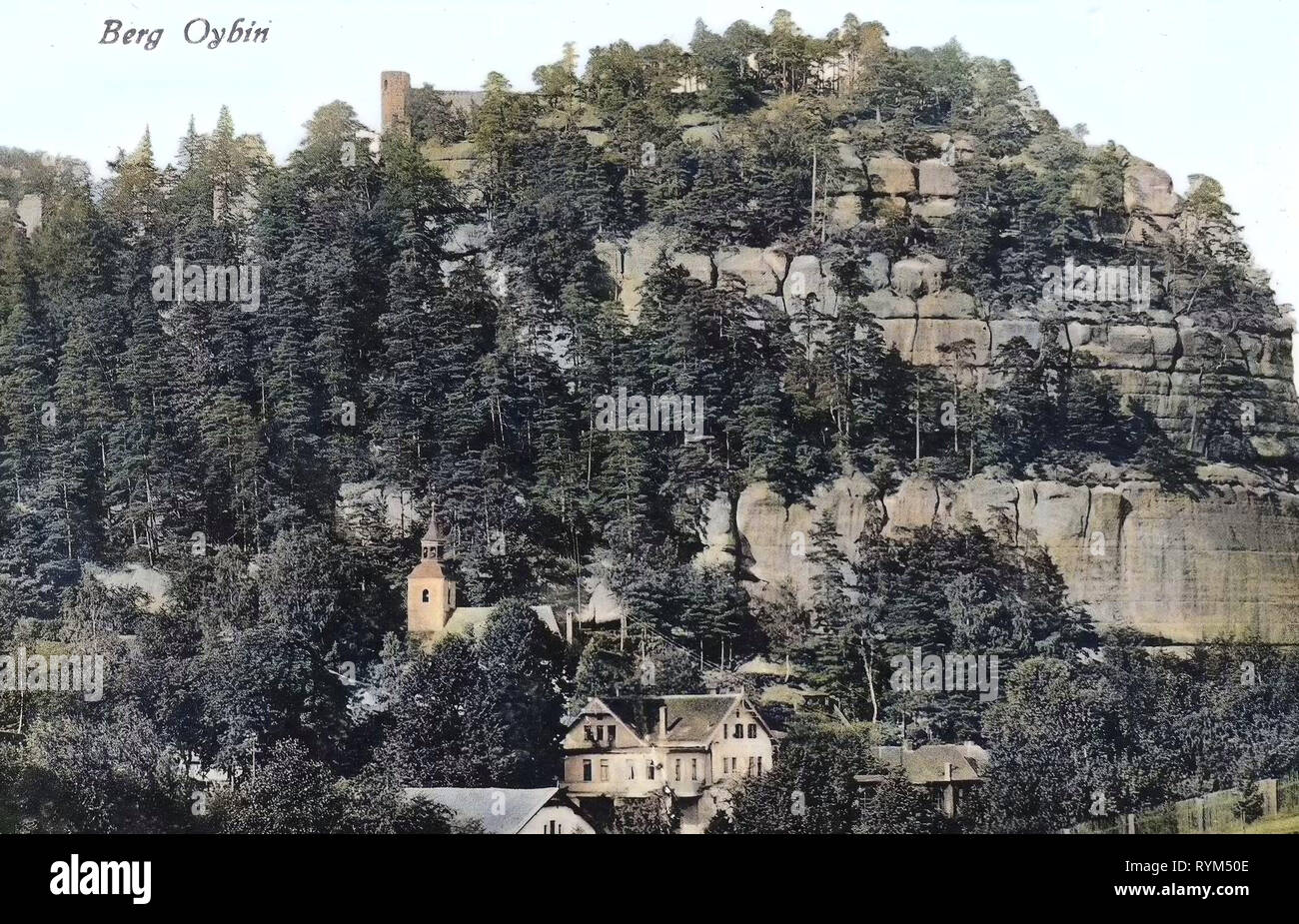 Berg Oybin, Churches in Oybin, Buildings in Oybin, 1919, Landkreis ...