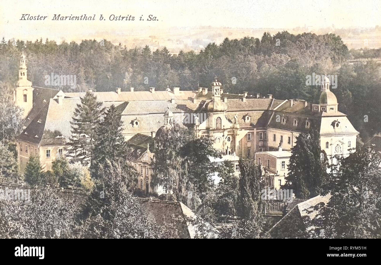 Kloster St. Marienthal, 1919, Landkreis Görlitz, Marienthal, Kloster ...