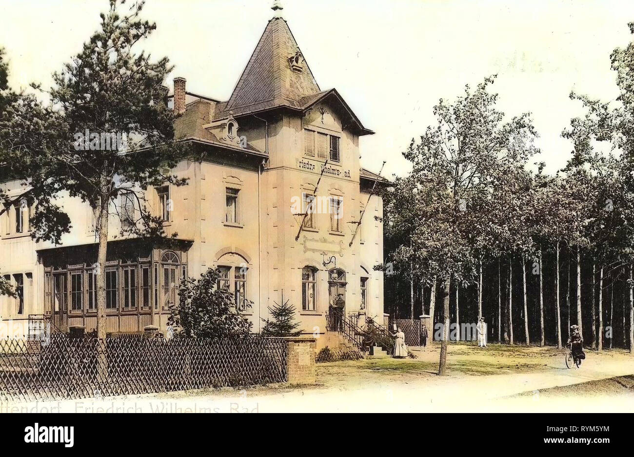 Baths in Saxony, Ottendorf-Okrilla, 1903, Landkreis Bautzen, Ottendorf ...
