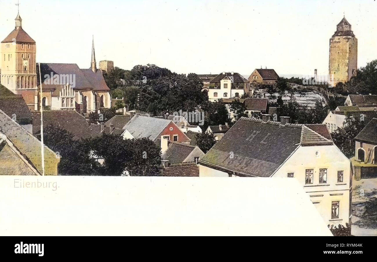 Burg Eilenburg, Marienkirche (Eilenburg), 1903, Landkreis Nordsachsen ...