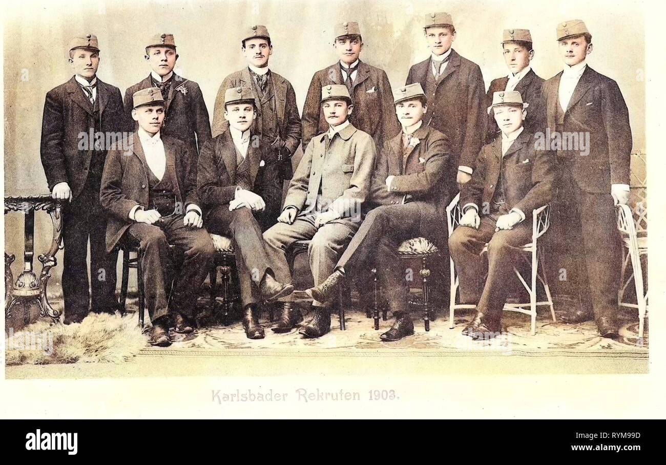 1903 in Czechia, Military of the Czech Republic, Group portraits with ...