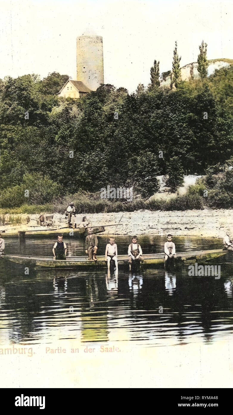 Camburg, Defense towers in Thuringia, Ships in Germany, 1905, Thuringia ...