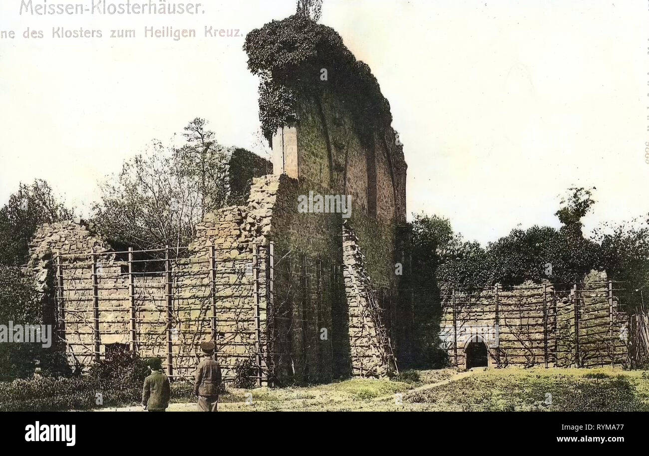 Ruins of monasteries, Ruins in Saxony, 1905, Meißen, Klosterhäuser ...