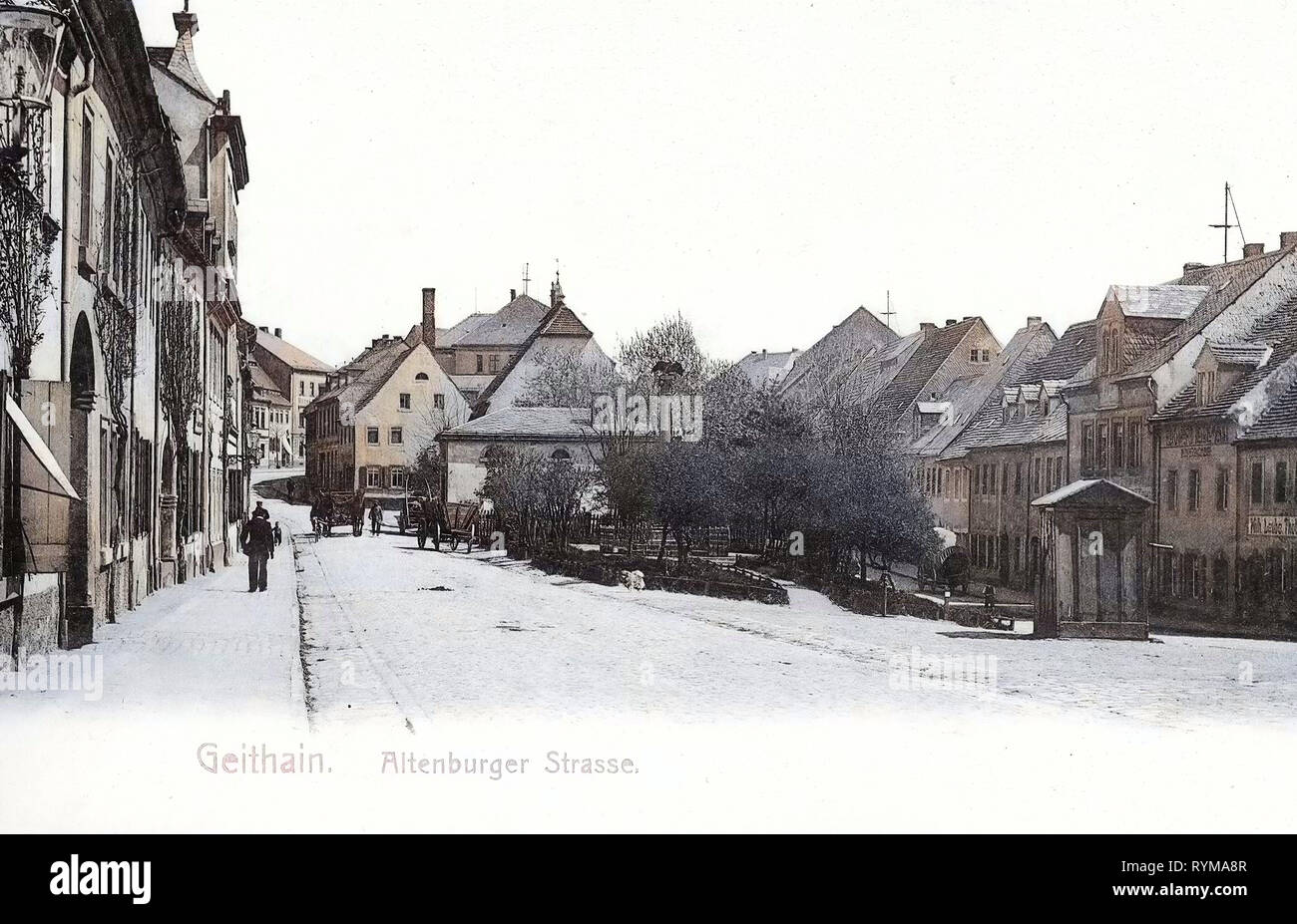 Buildings in Geithain, 1905, Landkreis Leipzig, Geithain, Altenburger ...