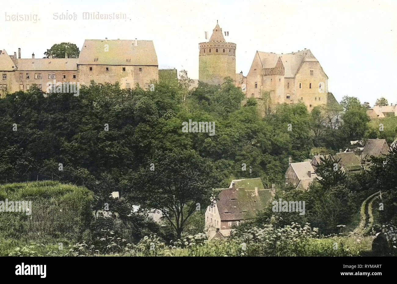 Burg Mildenstein, Buildings in Leisnig, 1905, Landkreis Mittelsachsen ...