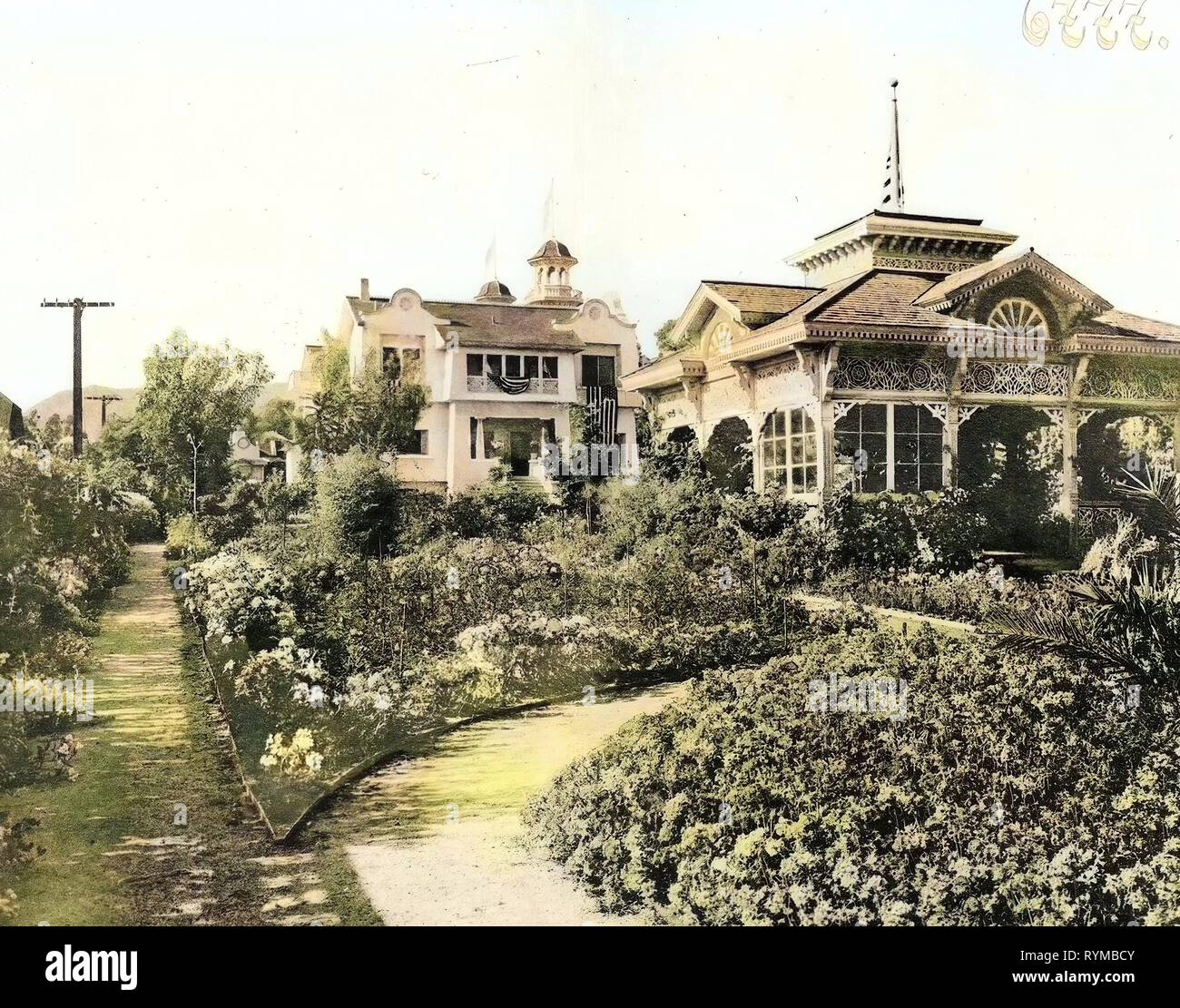 Historical images of buildings, Unidentified locations in the United ...