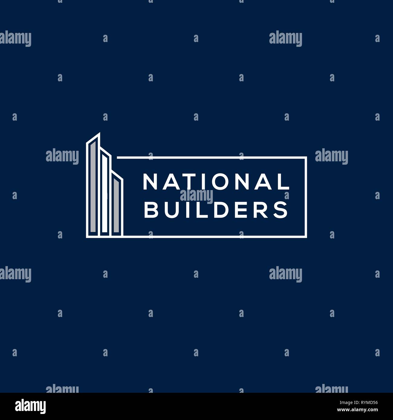 Building company vector logo Stock Vector Image & Art - Alamy