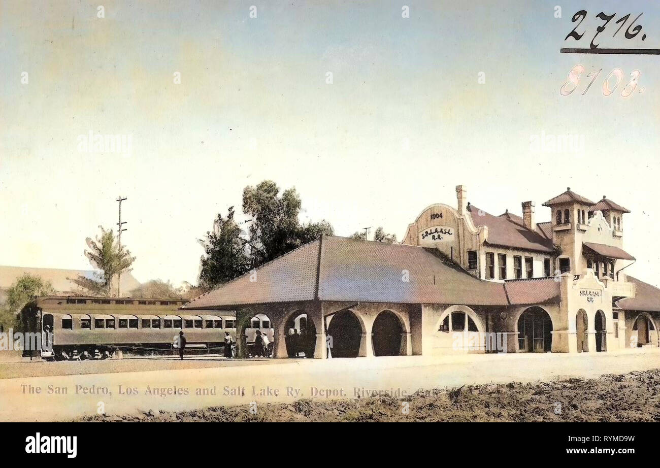 Los angeles and salt lake railroad hi-res stock photography and images ...