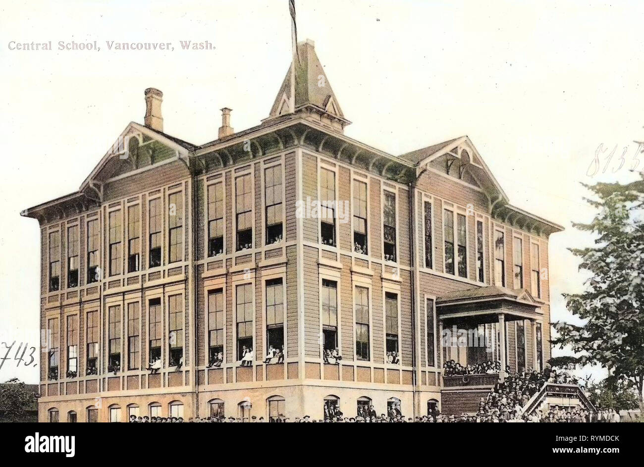 Schools in Washington (state), Group portraits with many people ...