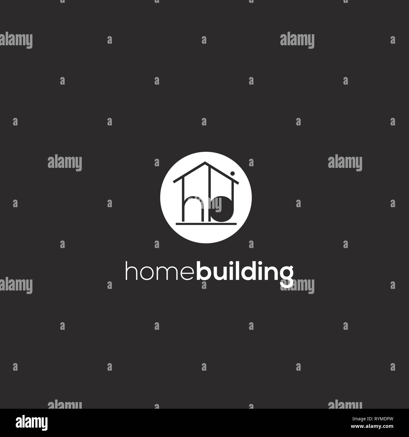 Home building vector logo Stock Vector Image & Art - Alamy