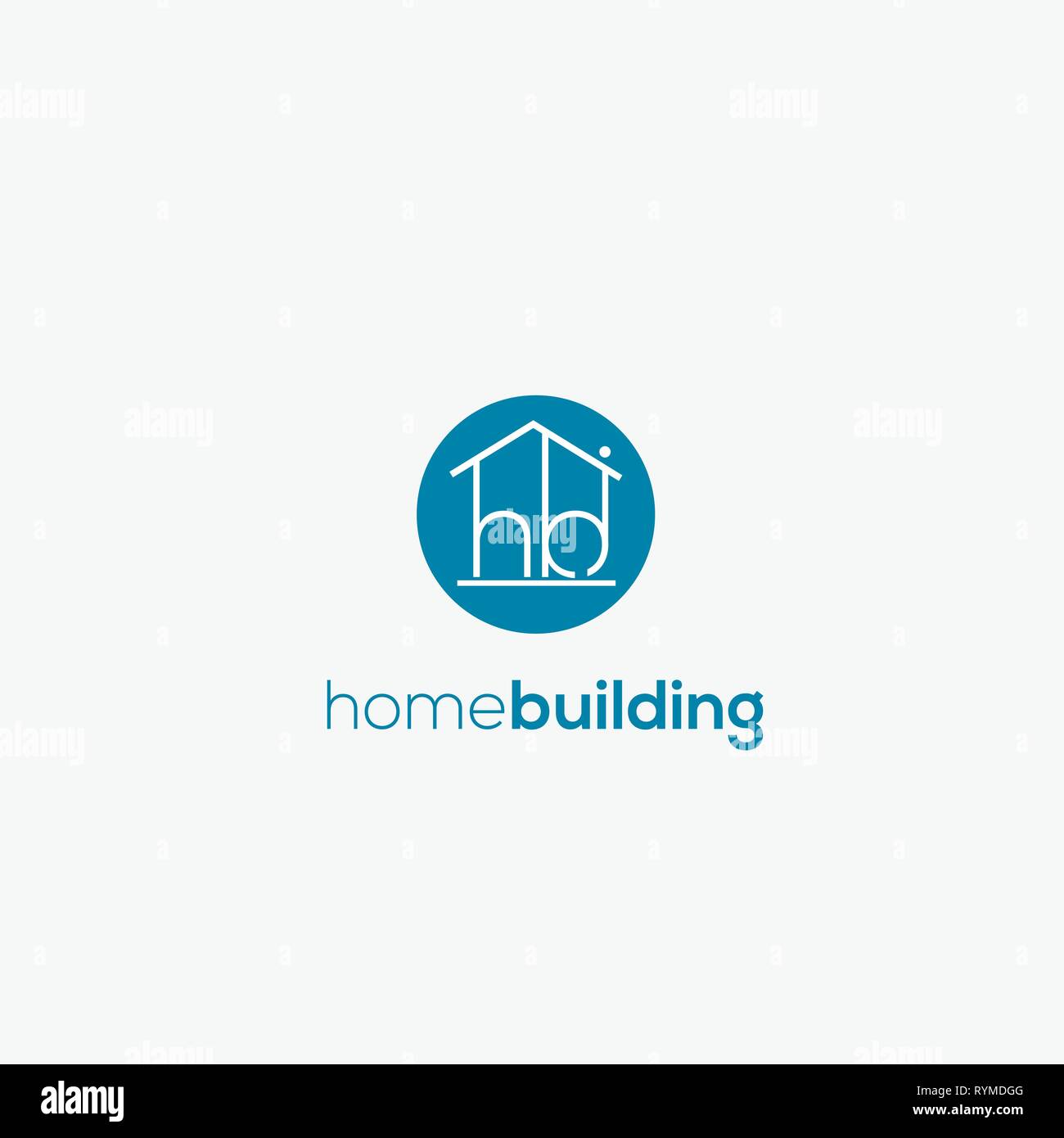 Home building vector logo Stock Vector Image & Art - Alamy