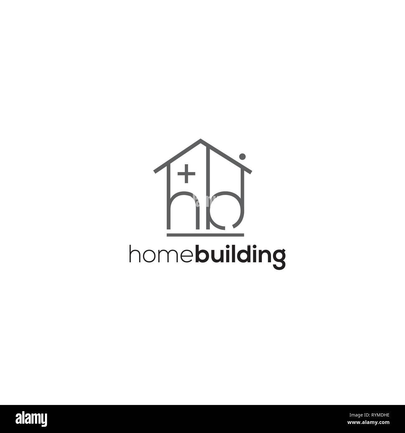 Home building vector logo Stock Vector Image & Art - Alamy