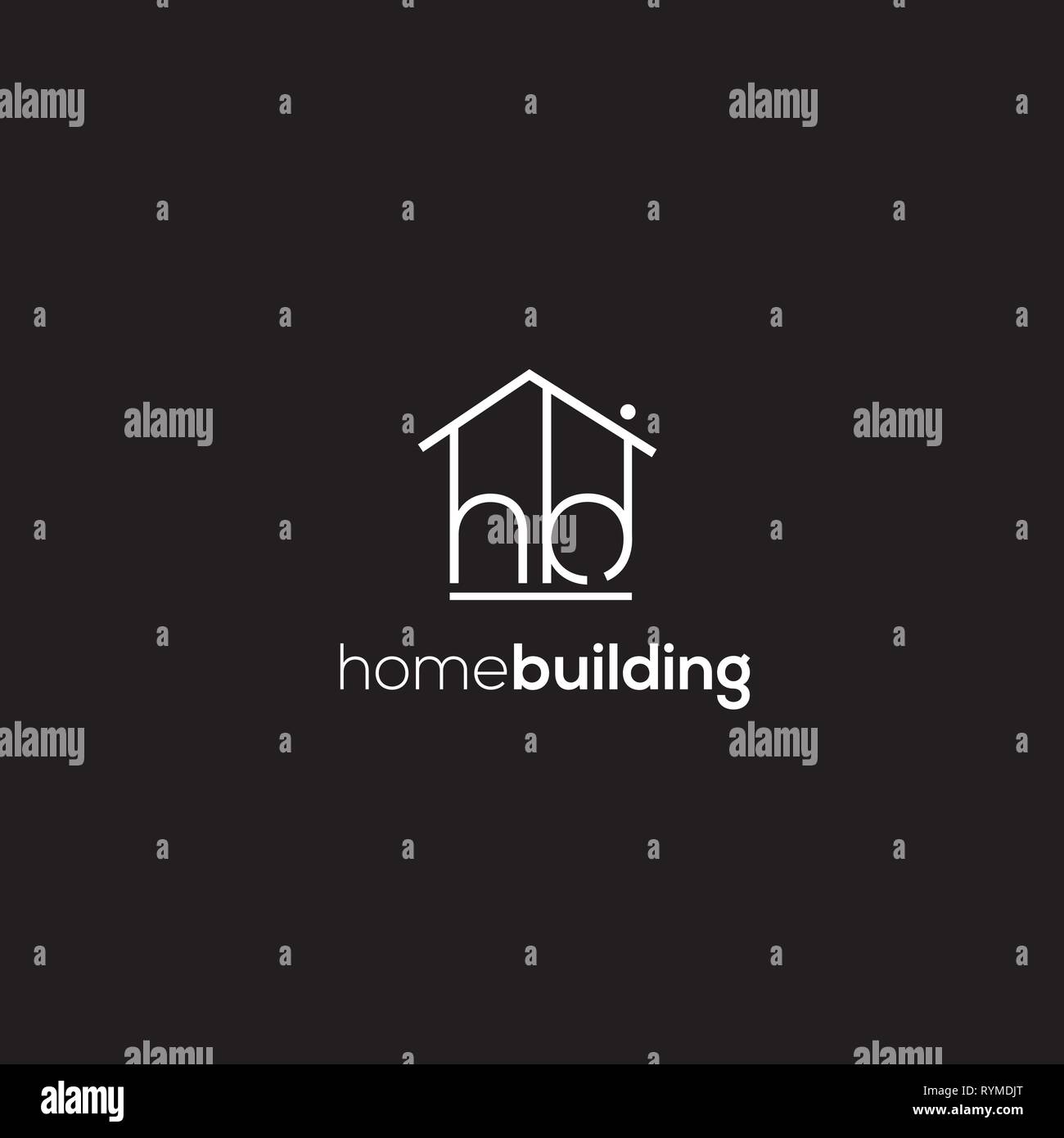 Home building vector logo Stock Vector Image & Art - Alamy