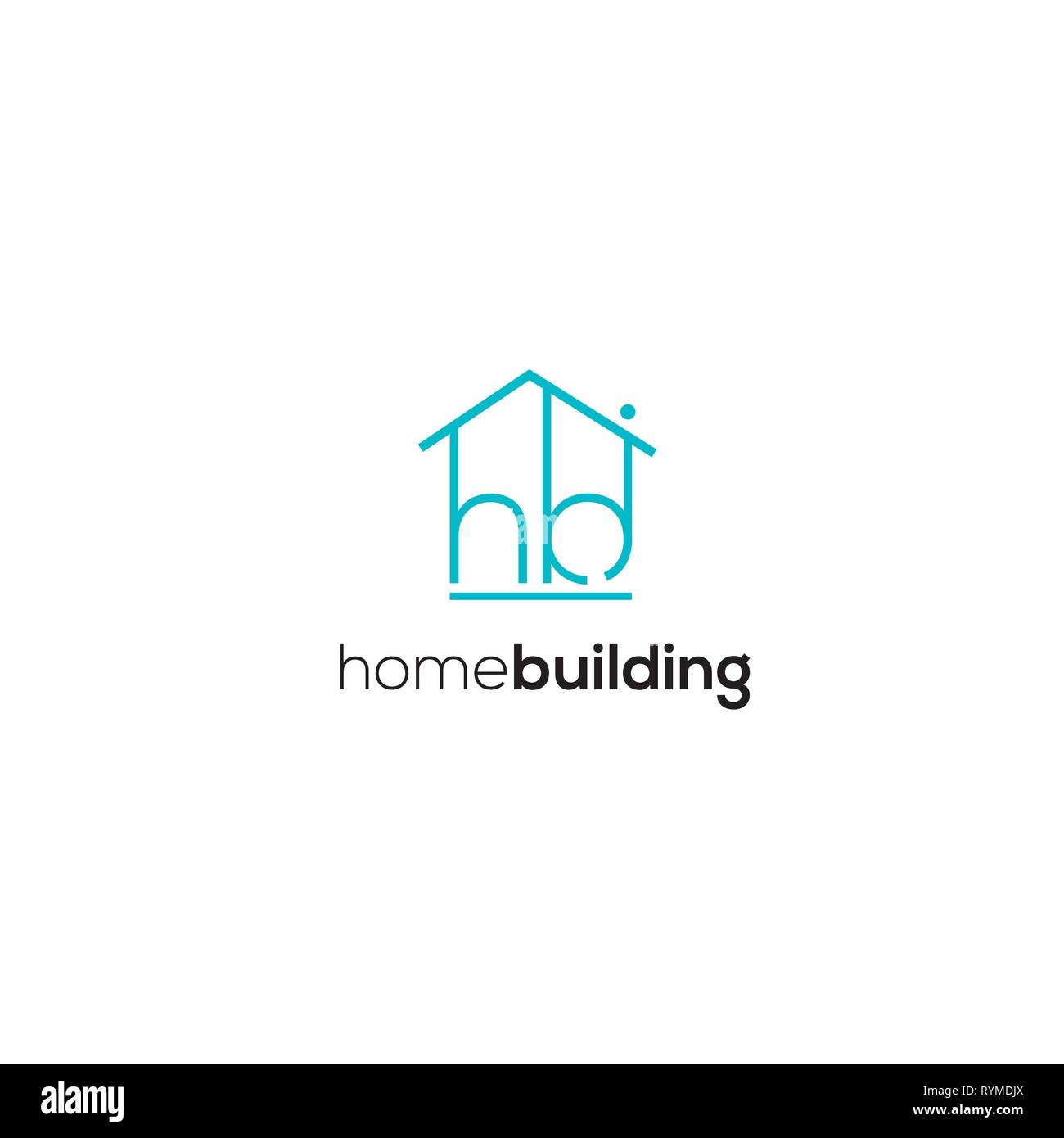 Home building vector logo Stock Vector Image & Art - Alamy