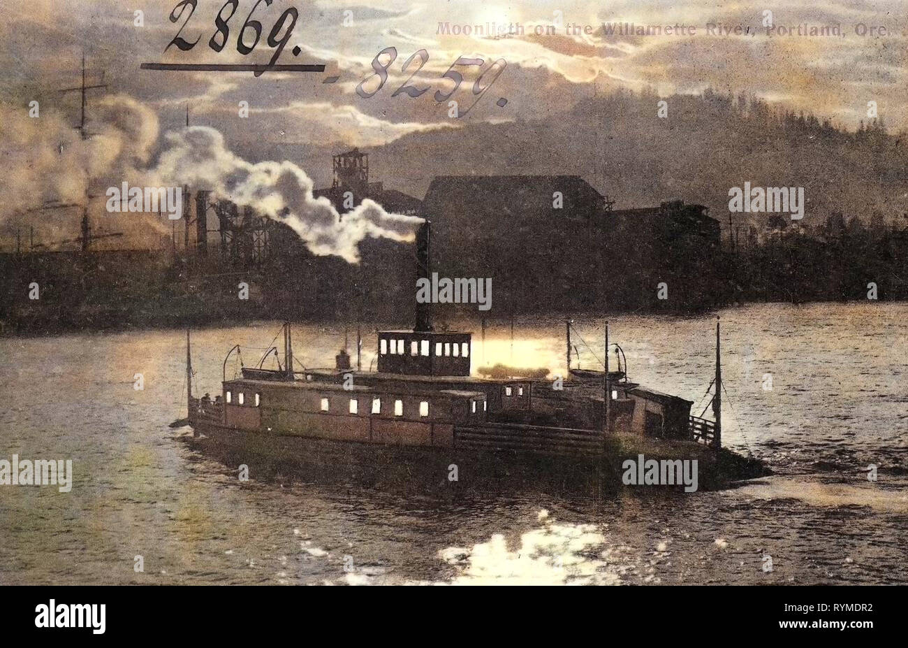 Moonlight in the United States, Willamette River, Ferries in Oregon ...