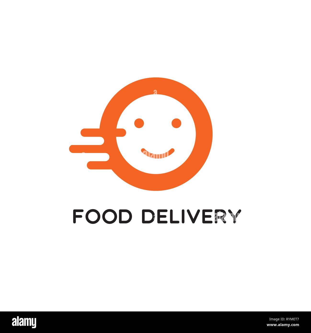 Food delivery vector logo Stock Vector Image & Art - Alamy