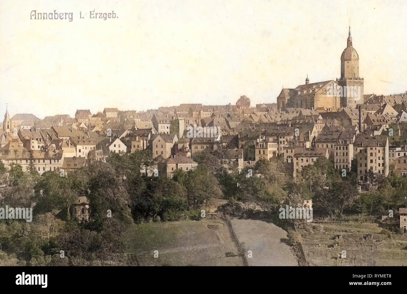 Buildings in Annaberg-Buchholz, Churches in Annaberg-Buchholz, 1907 ...