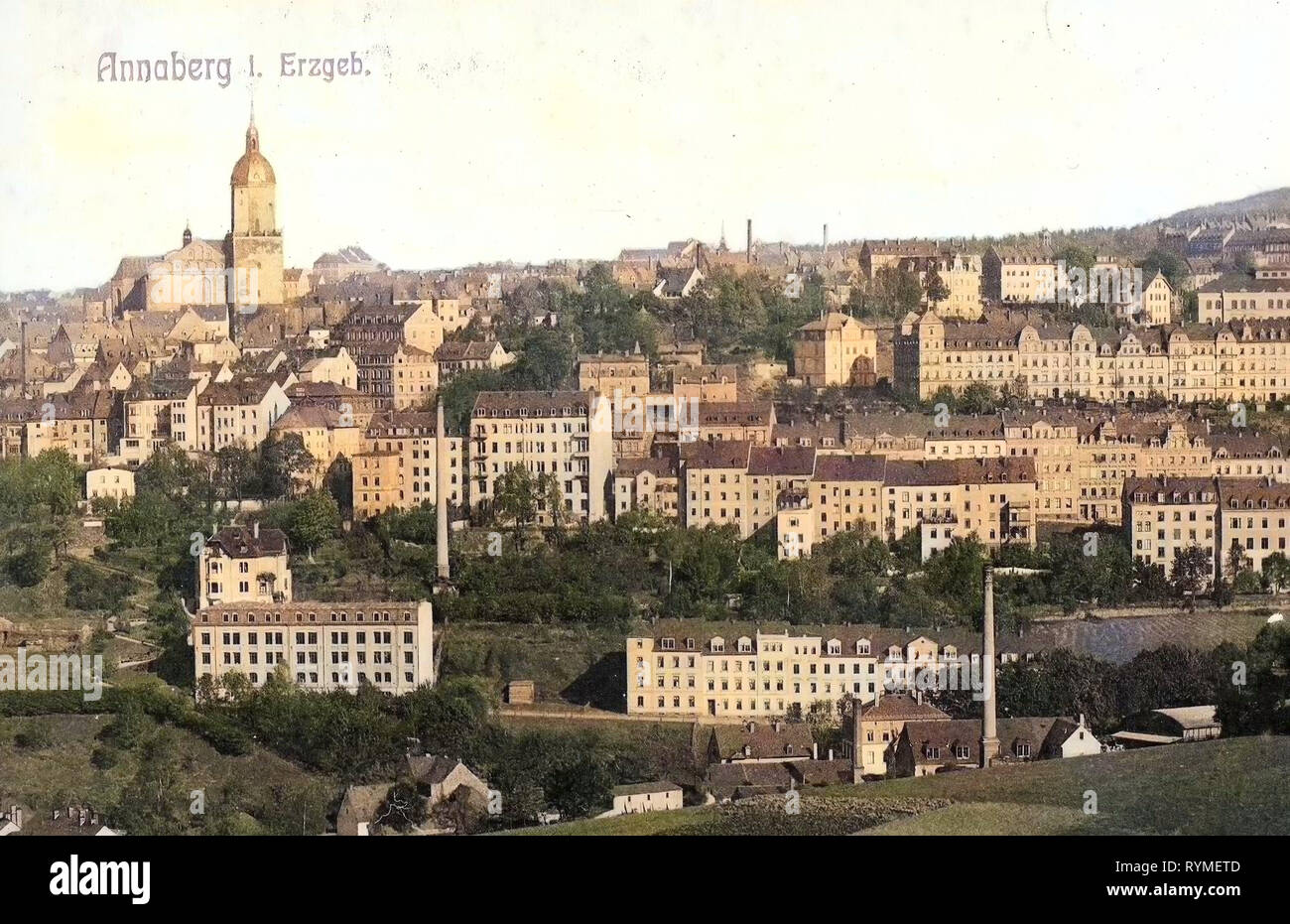 Buildings in Annaberg-Buchholz, Churches in Annaberg-Buchholz, 1907 ...