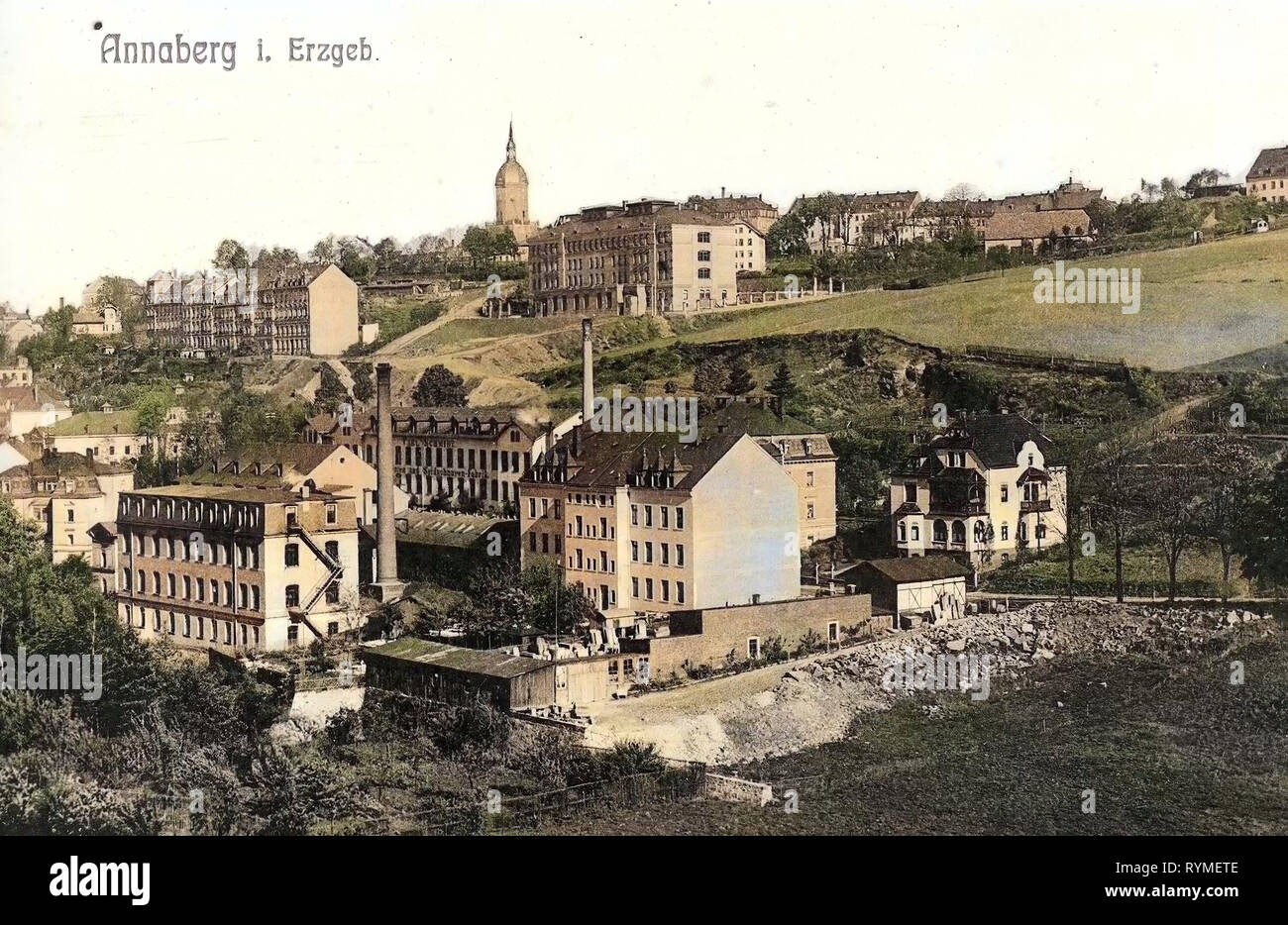Buildings in Annaberg-Buchholz, Churches in Annaberg-Buchholz, 1907 ...