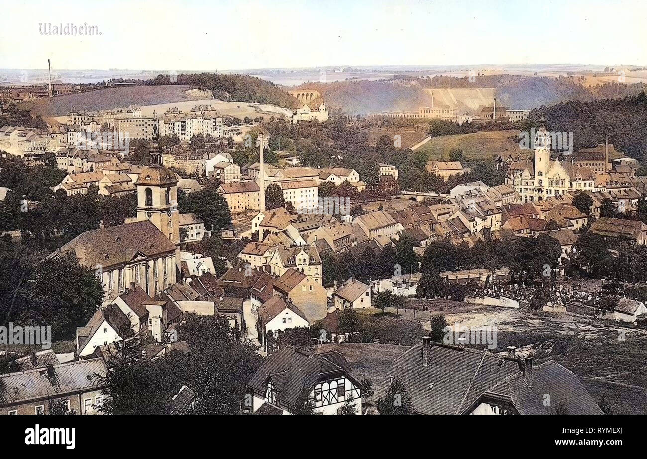 Churches in Waldheim, Rathaus Waldheim, Buildings in Waldheim, 1907 ...