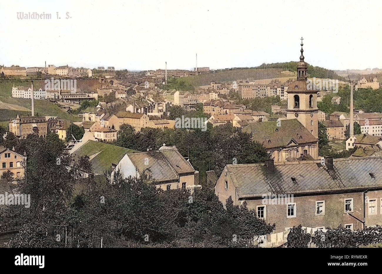 Churches in Waldheim, Buildings in Waldheim, 1907, Landkreis ...