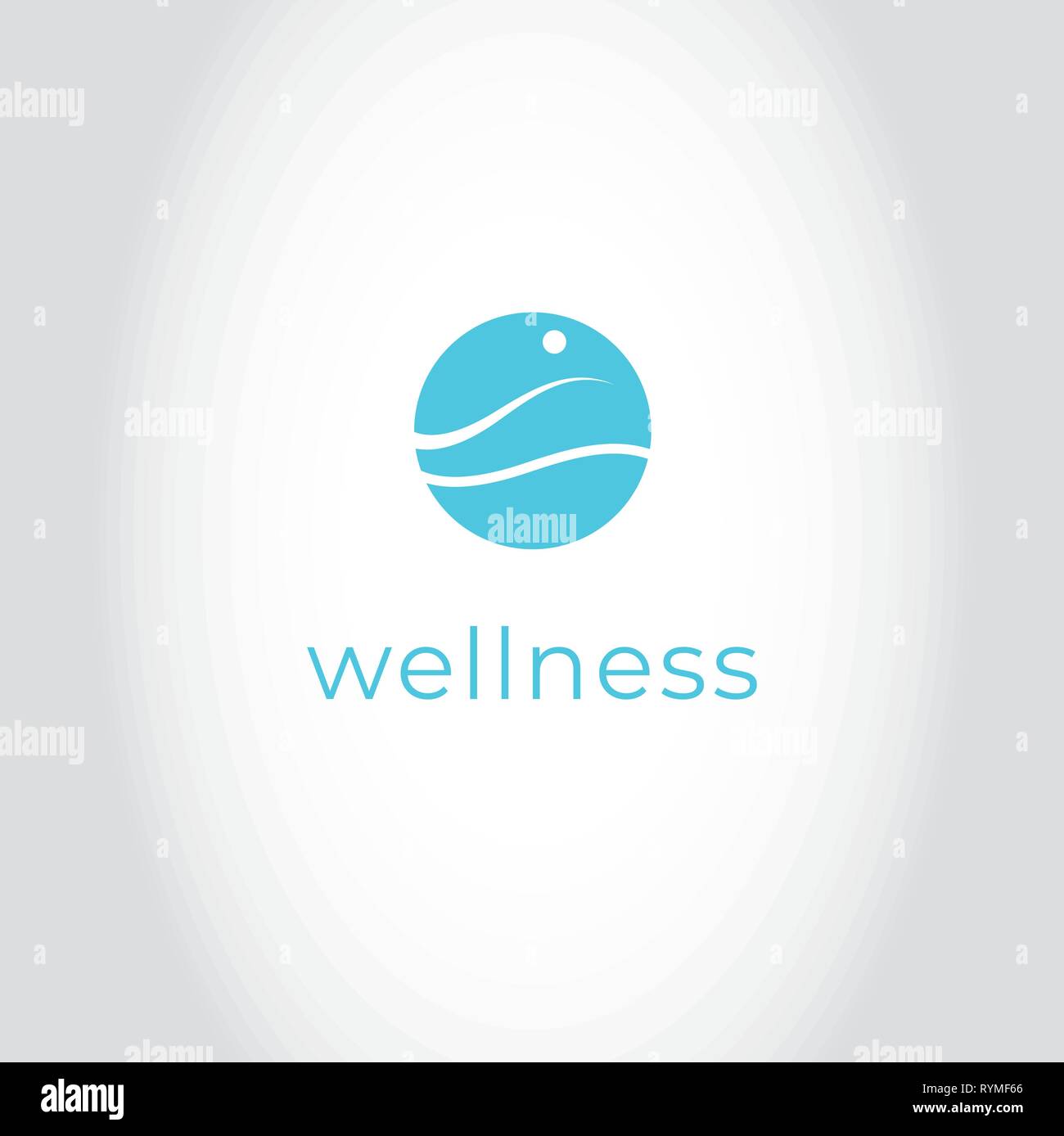 Wellness vector logo. Healthcare emblem Stock Vector Image & Art - Alamy