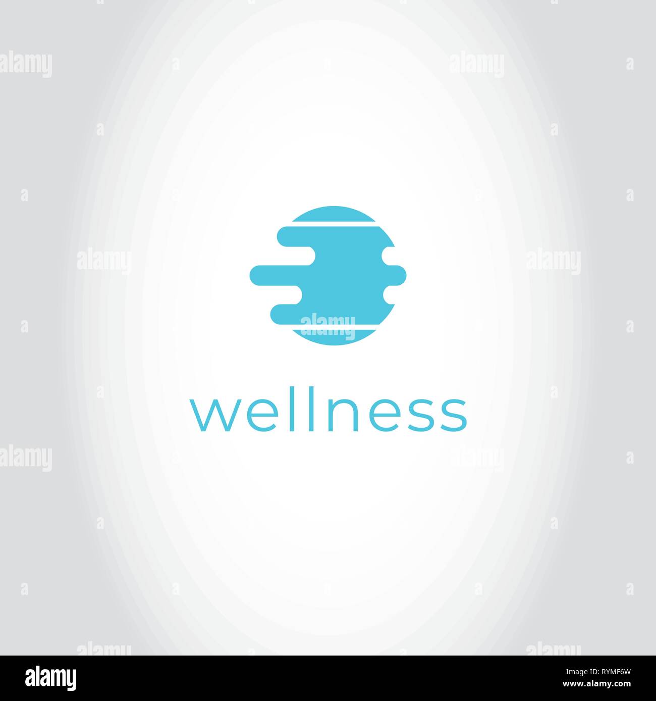 Wellness vector logo. Healthcare emblem Stock Vector Image & Art - Alamy