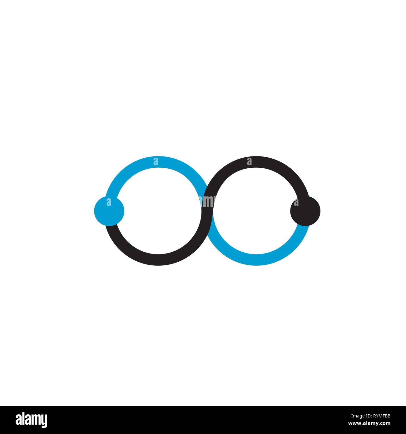 Infinity vector logo. Triple logo Stock Vector Image & Art - Alamy