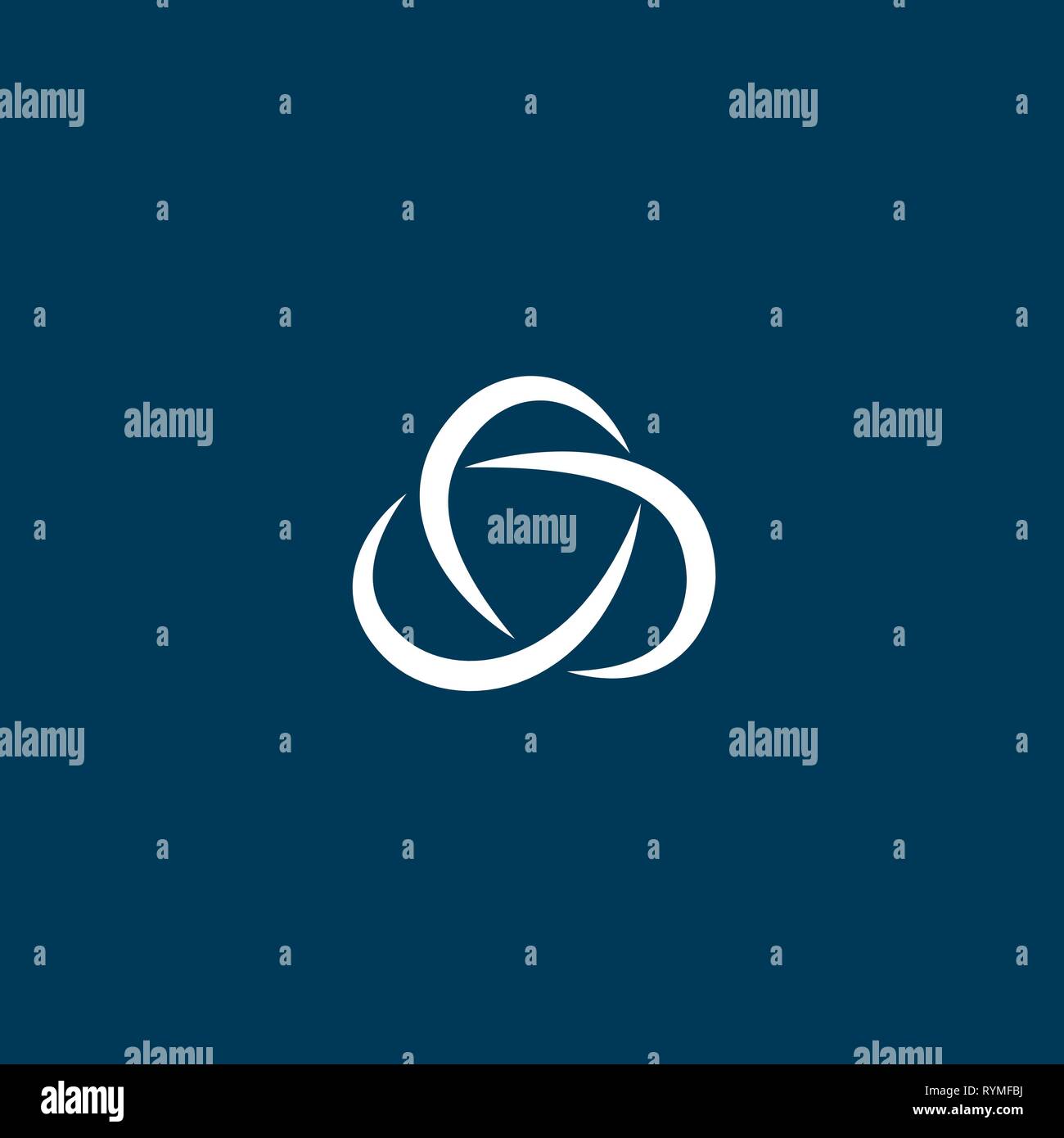 Infinity vector logo. Triple logo Stock Vector Image & Art - Alamy