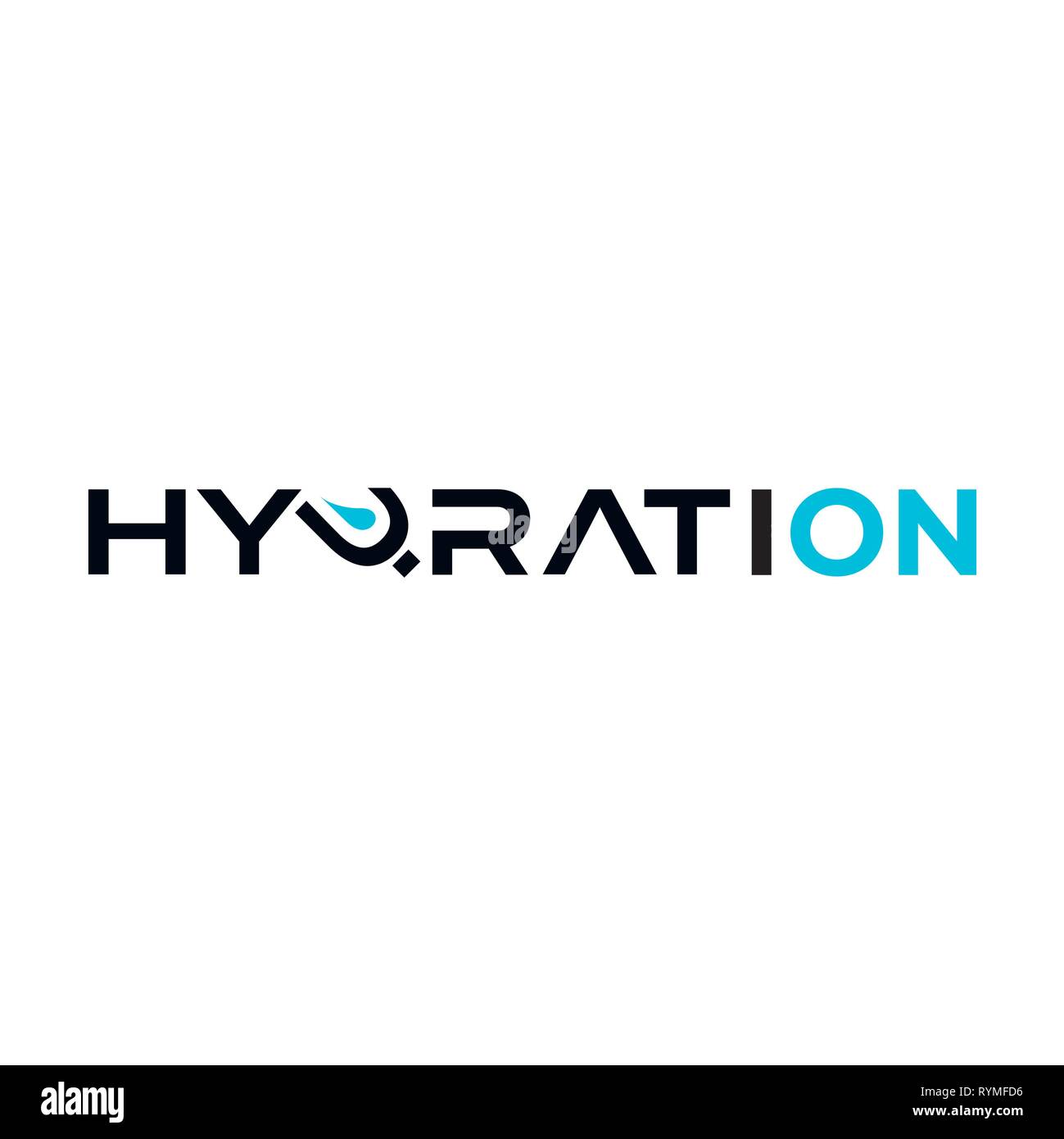Hydration vector logo. Hydration emblem. Water sign Stock Vector Image ...