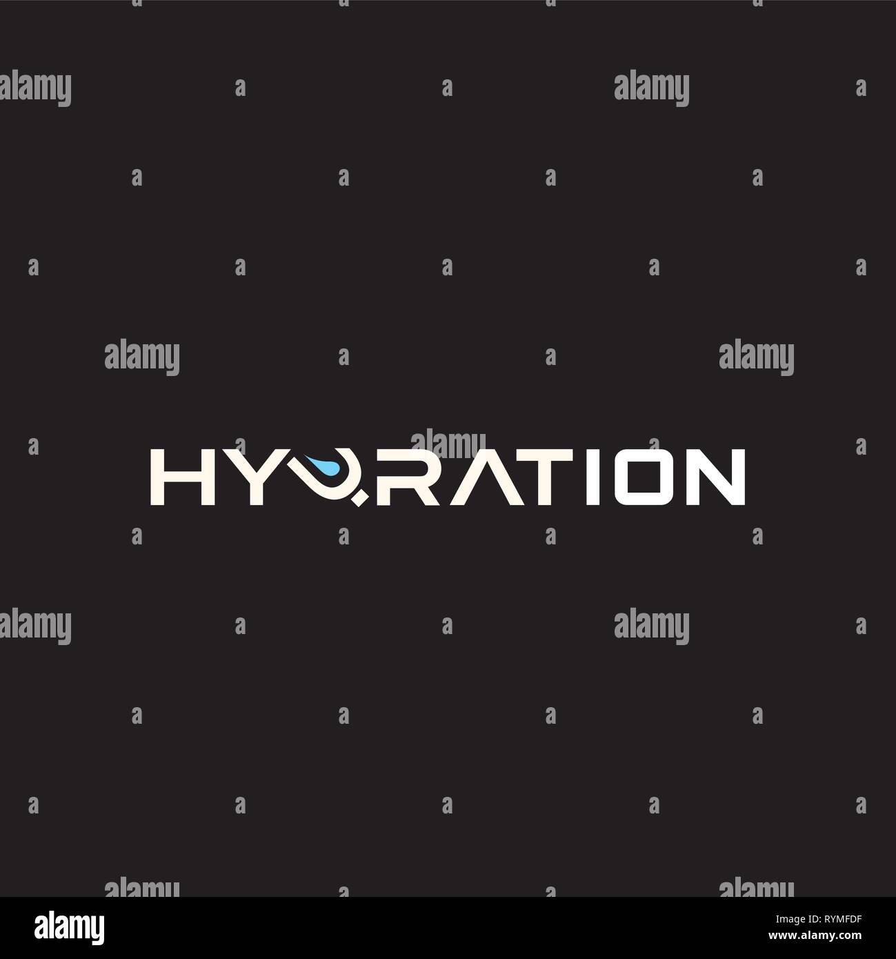 Hydration vector logo. Hydration emblem. Water sign Stock Vector Image ...