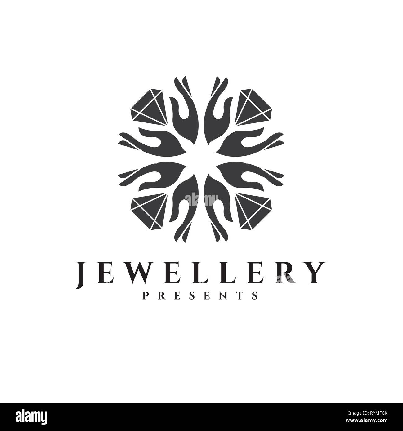 Jewellery vector logo Stock Vector Image & Art - Alamy