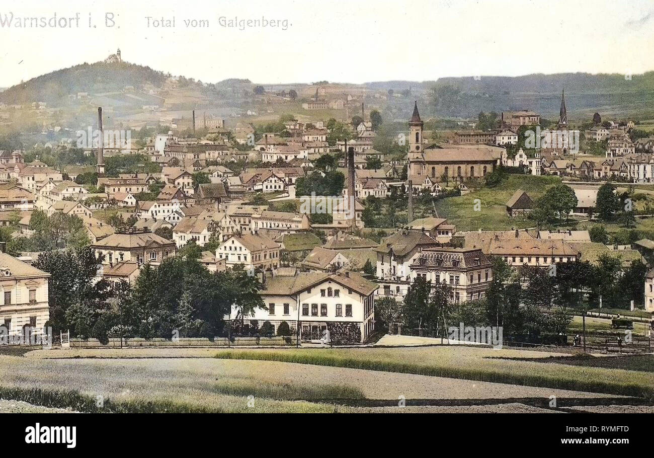Views of Varnsdorf, Churches in Varnsdorf, Buildings in Varnsdorf, 1907 ...