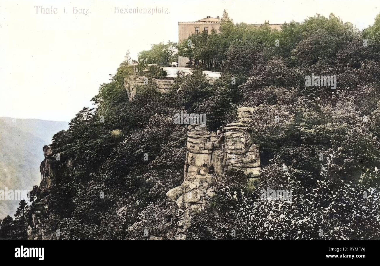 Hexentanzplatz, 1907, Saxony-Anhalt, Thale, Germany Stock Photo - Alamy