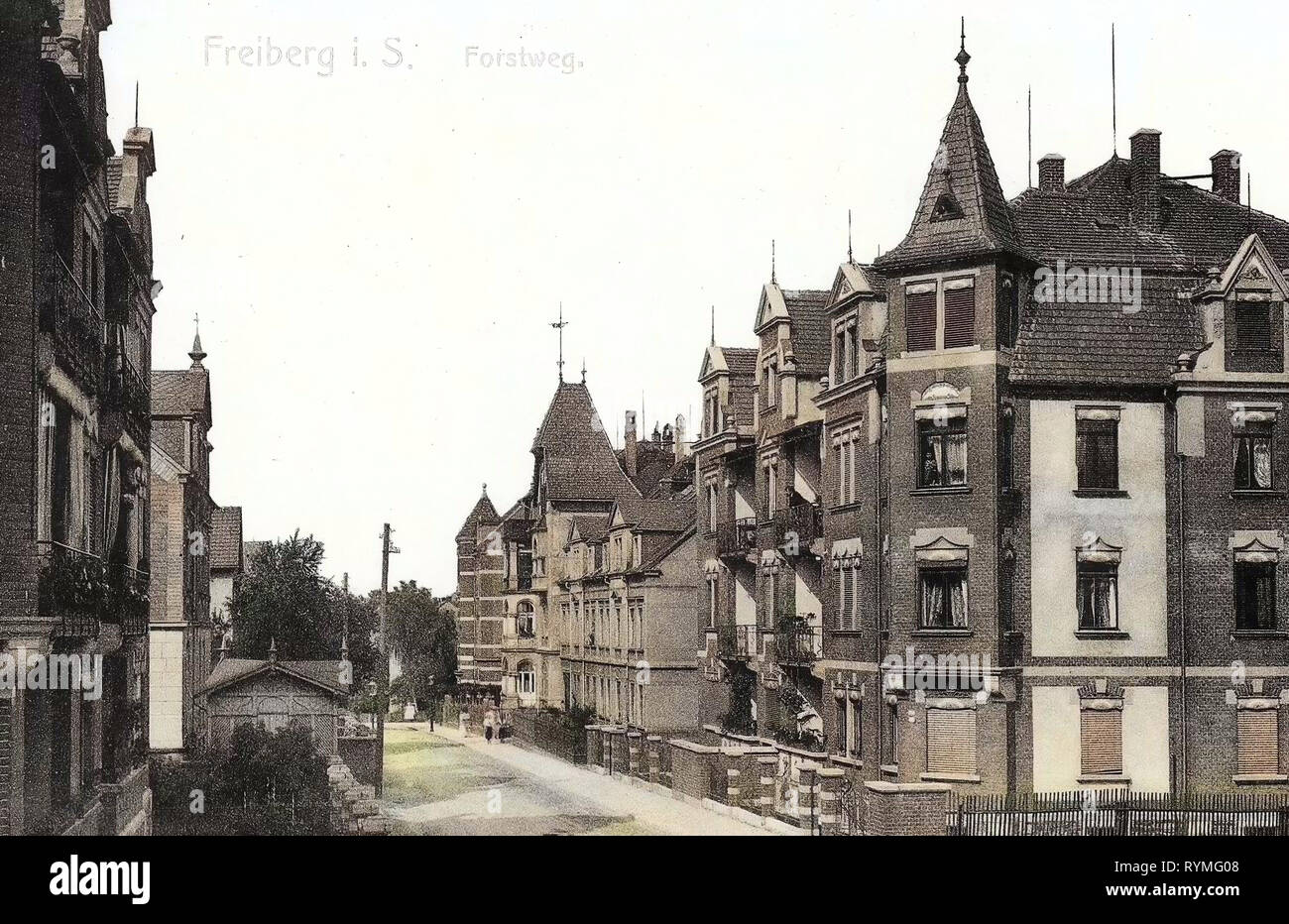Buildings in Freiberg (Sachsen), 1907, Landkreis Mittelsachsen ...