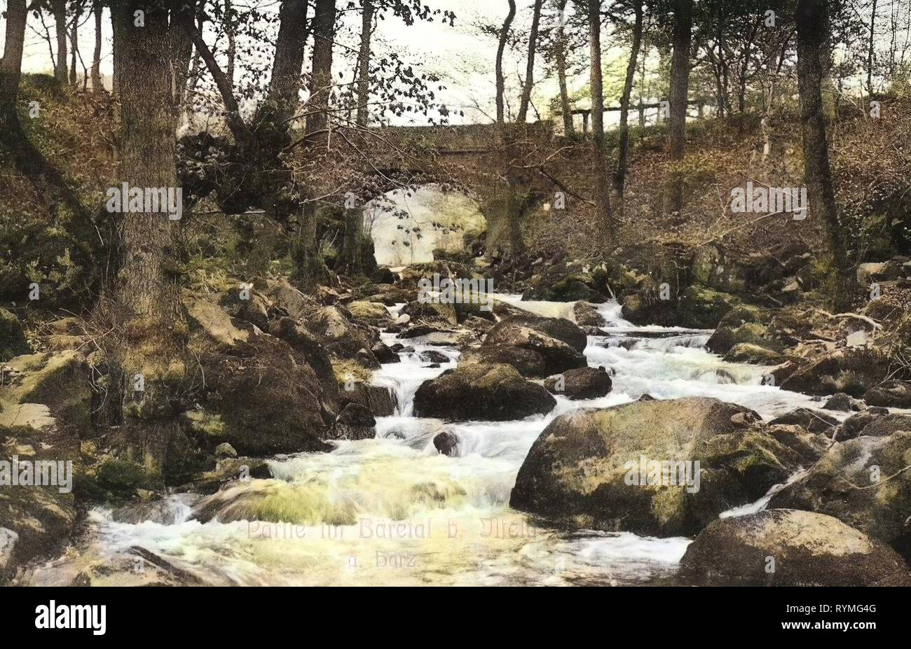 Rivers of Thuringia, Bridges in Thuringia, Ilfeld, 1907, Thuringia, Im ...