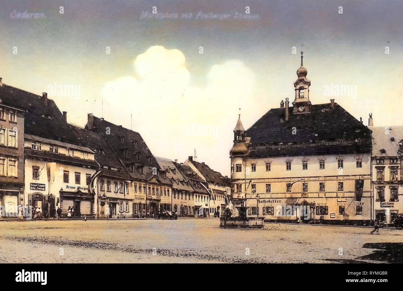 Market squares in Oederan, Town halls in Oederan, Buildings in Oederan ...