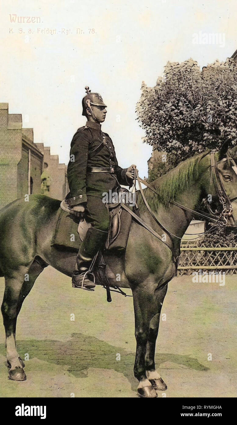 8. Königlich Sächsisches Feldartillerie-Regiment Nr. 78, Artillery of ...