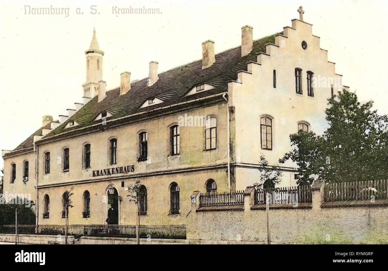 Hospitals in Saxony-Anhalt, Buildings in Naumburg (Saale), 1908, Saxony ...