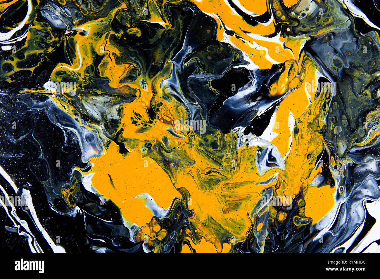 Abstract painting with acrylic paint Stock Photo - Alamy