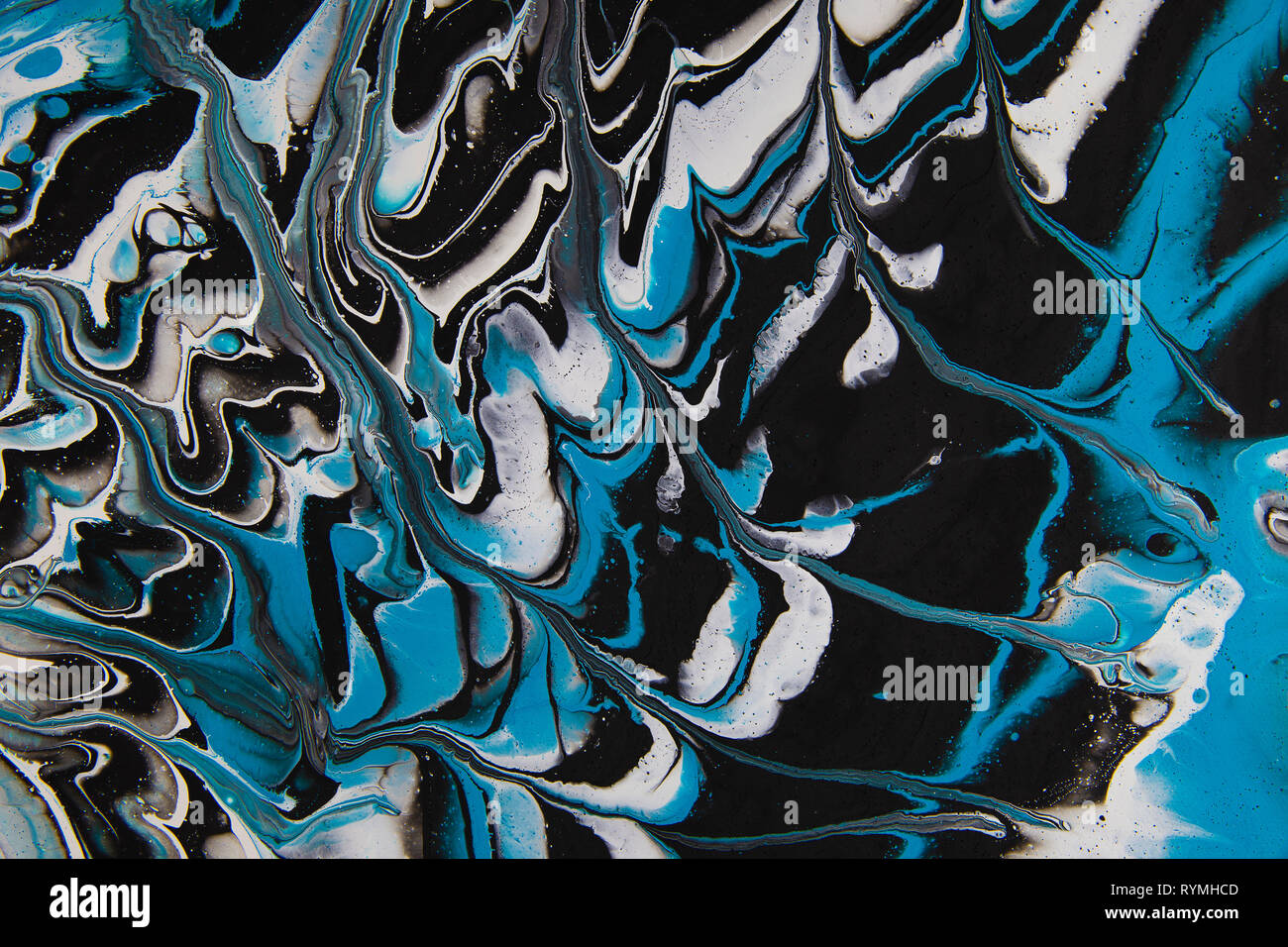 Abstract painting with acrylic paint Stock Photo - Alamy