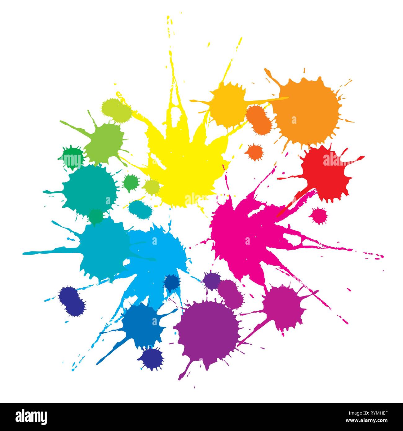 Colorful stains vector Stock Vector Image & Art - Alamy
