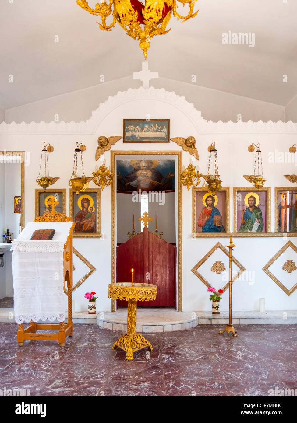 Church Interior Greece High Resolution Stock Photography and Images - Alamy