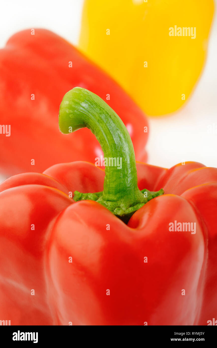 fresh pepper on white background Stock Photo - Alamy