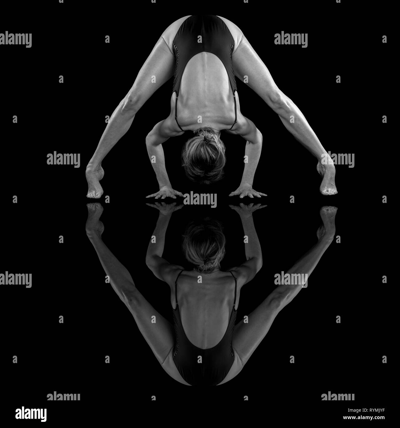 Wide Leg Pose High Resolution Stock Photography and Images - Alamy