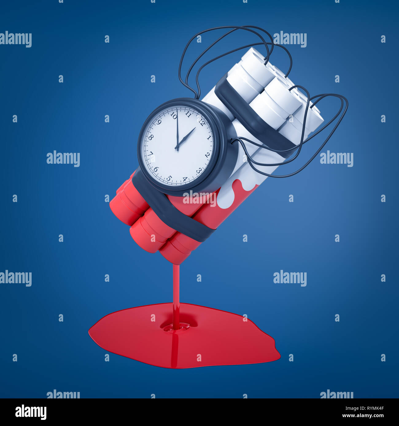 Tnt Dynamite Red Bomb Timer High Resolution Stock Photography and ...