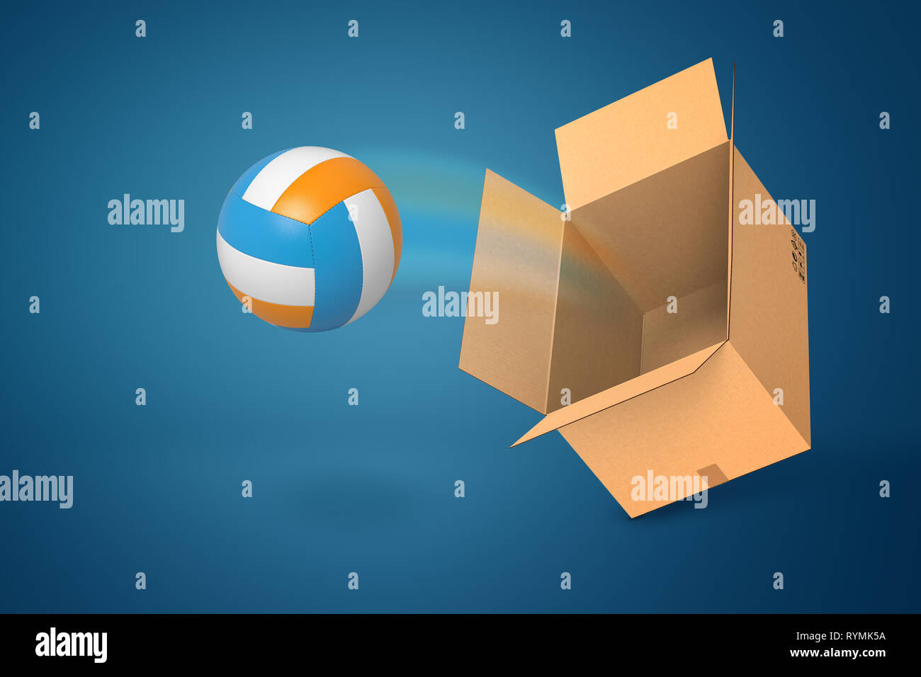 Flying volleyball hi-res stock photography and images - Alamy