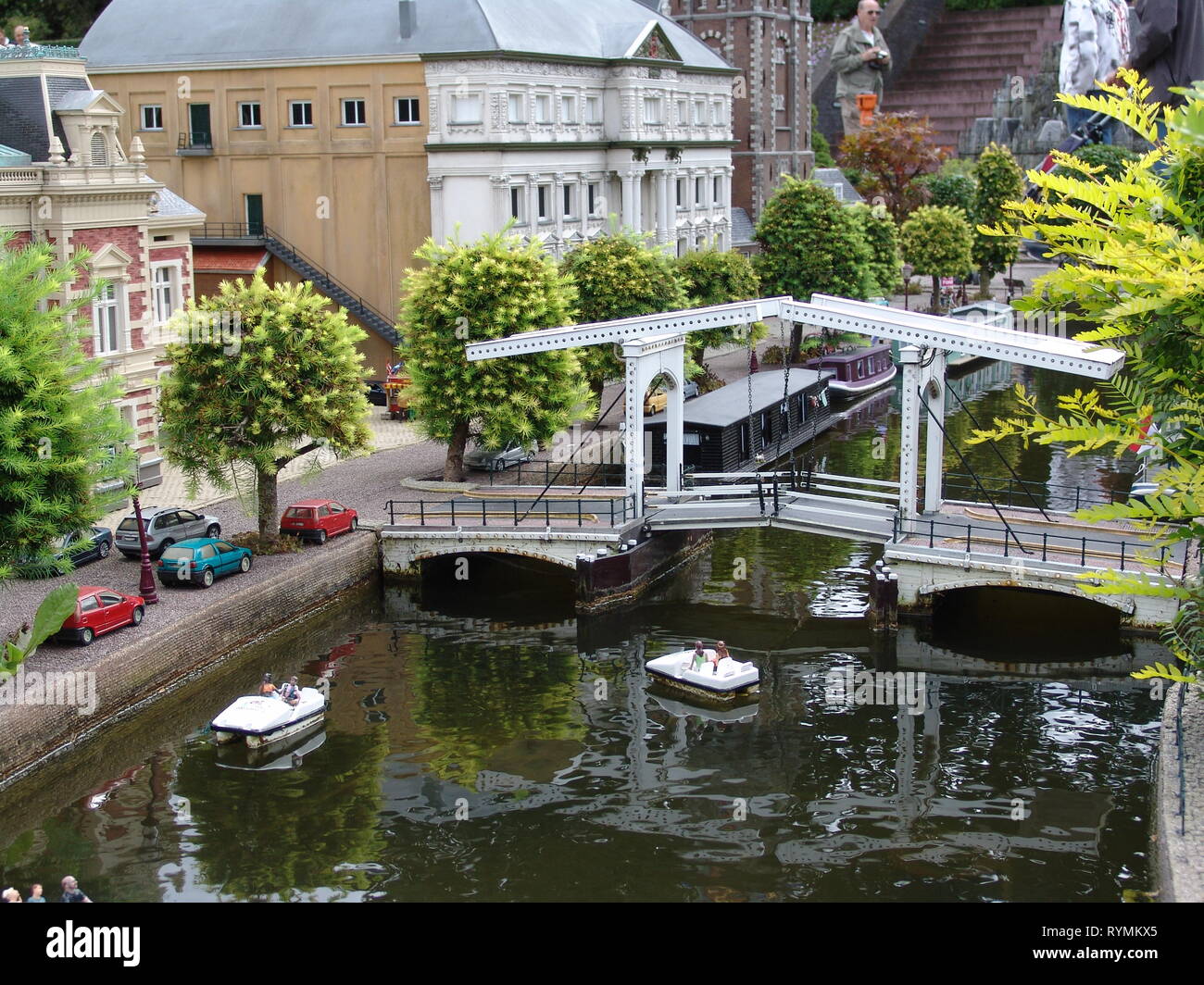 Miniature park Madurodam. The Netherlands. Reconstruction of Holland in ...